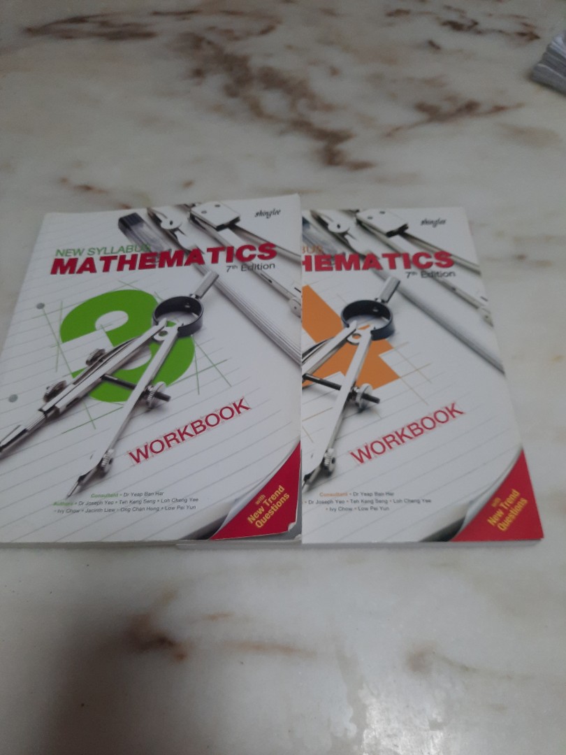 New syllabus Mathematics workbook 3, 4, Hobbies & Toys, Books ...
