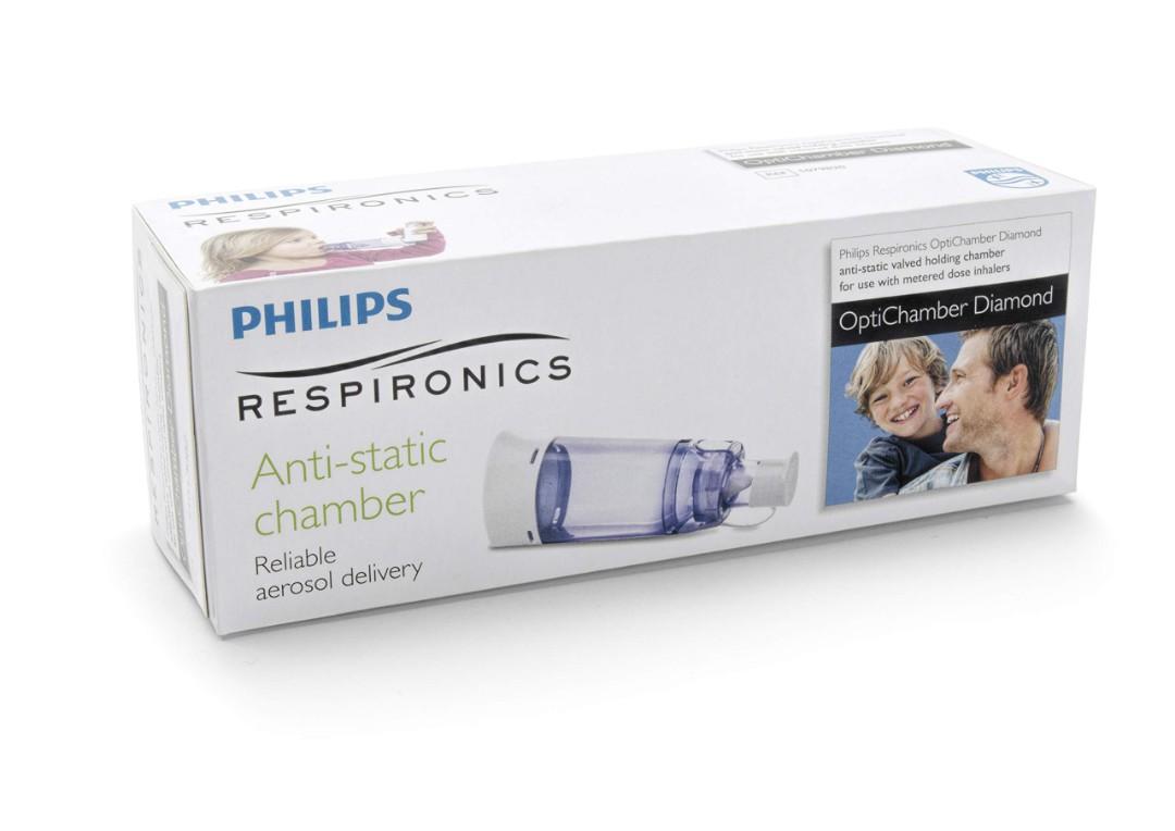 Philips Respironics Optichamber Diamond with Lite Touch Mask, Health ...