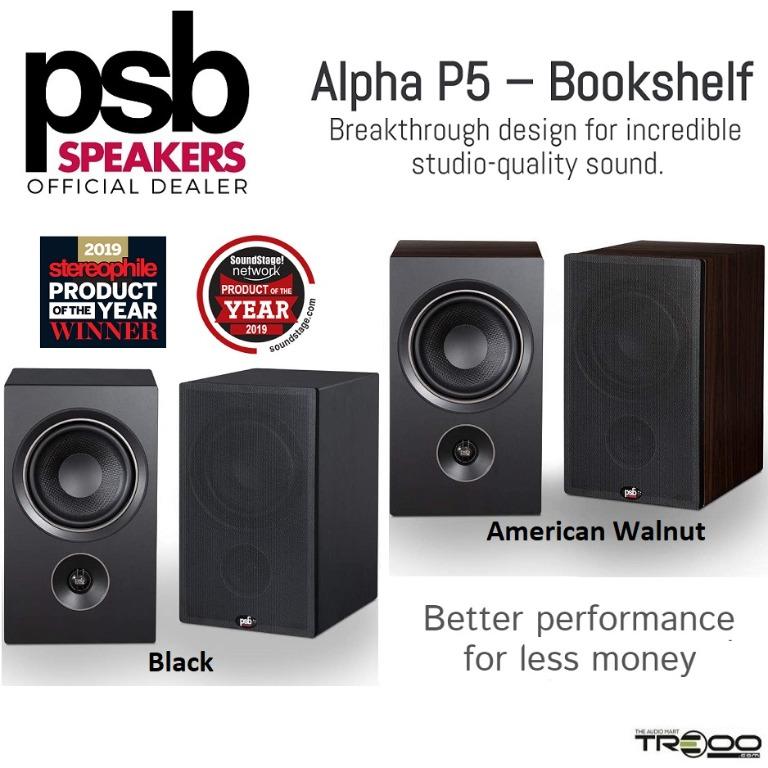 [Official] PSB Alpha P5 2-Way Passive Bookshelf Speakers, Audio, Soundbars, Speakers ...