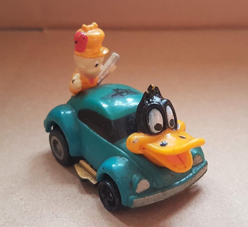 Rare Looney Toons Characters, Duffy Duck and Elmer Fudd, on a dragster ...