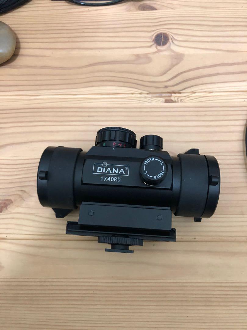Camera Dot sight scope with hot shoe adaptor - useful for birds in ...
