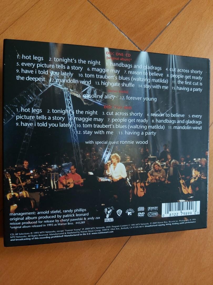 Rod Stewart Unplugged with Ronnie Wood Original Broadcast 1993 Collector's Edition Tonight's The ...