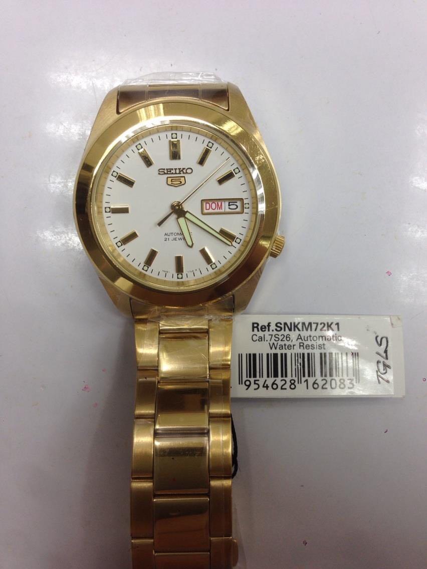 Seiko Gold SNKM72 SNKM72K1, Men's Fashion, Watches & Accessories ...