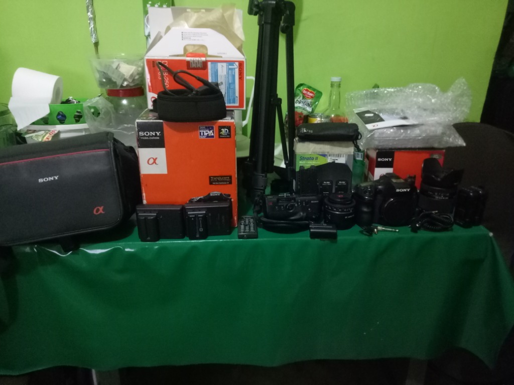 sony a77 24mp complete set all in not a6000 a6300 a6400 a6500 m50 dslr ...