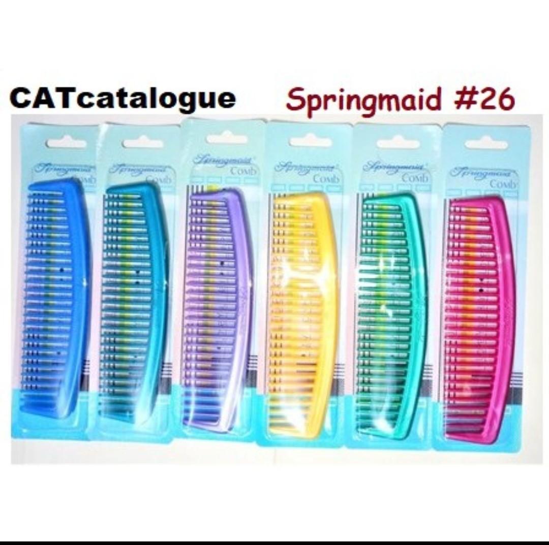 Springmaid #26 Unbreakable Comb Suklay Sudlay, Beauty & Personal Care ...