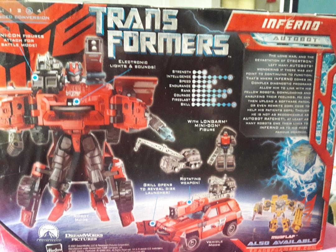 Transformers Inferno, Hobbies & Toys, Toys & Games on Carousell