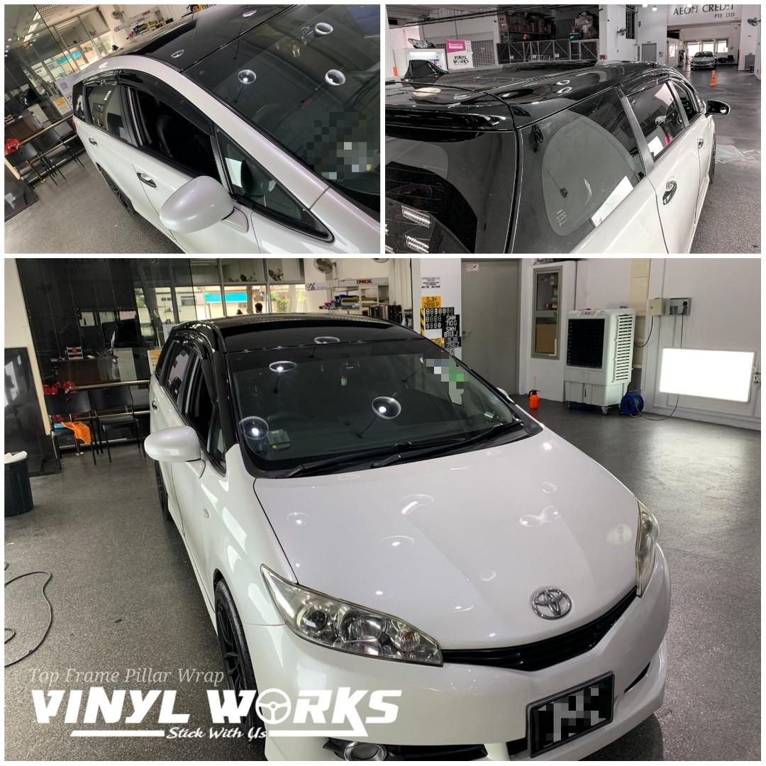 Vehicle Roof Top Frame Pillar Wrap, Car Accessories, Car Workshops ...