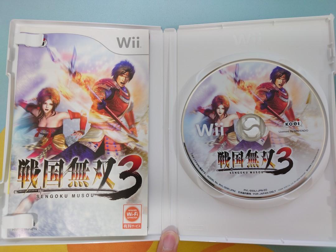 Wii SENGOKU MUSOU 戰國無雙 3 日版, 電子遊戲, 電子遊戲, Nintendo 任天堂 - Carousell