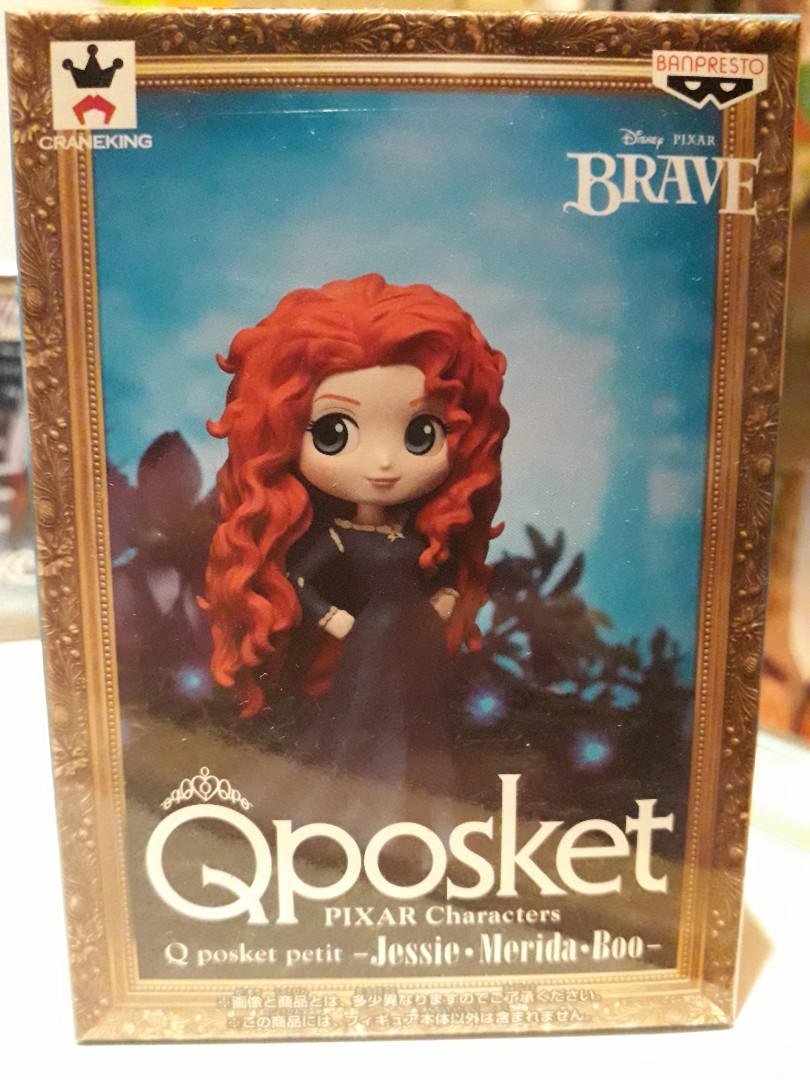 (全新未開) 日版 Qposket petit- Disney - Merida (如圖) (細盒版), 興趣及遊戲, 玩具 & 遊戲類 ...