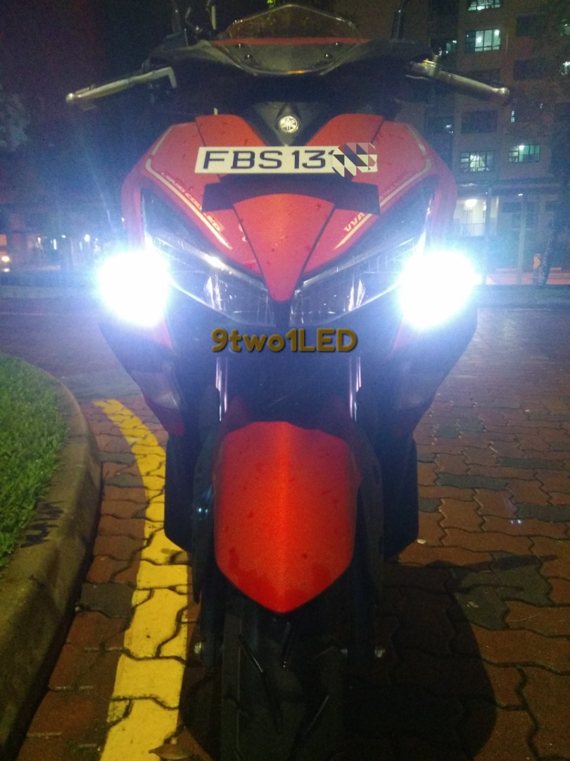 Aerox t10 led pole light white 1199, Motorcycles, Motorcycle ...