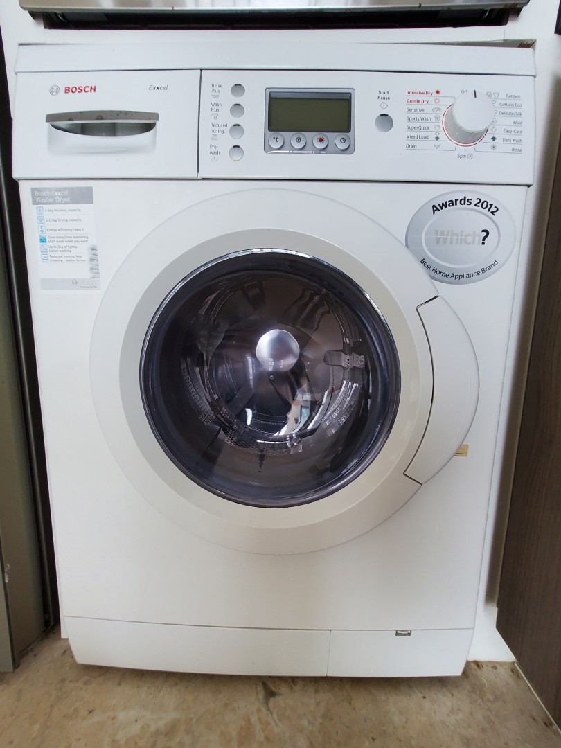 Bosch washing machine plus dryer, TV & Home Appliances, Washing ...