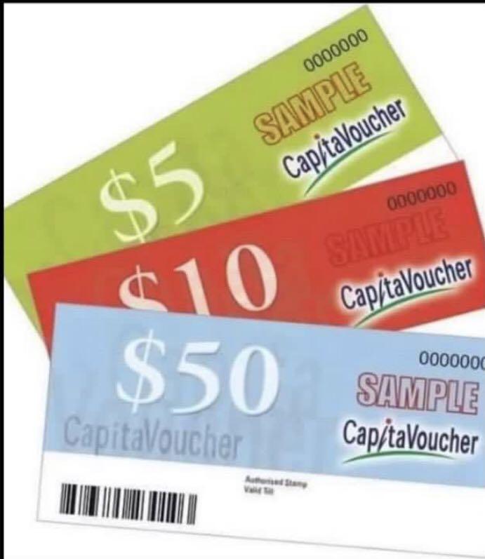 Capitaland voucher, Entertainment, Gift Cards & Vouchers on Carousell