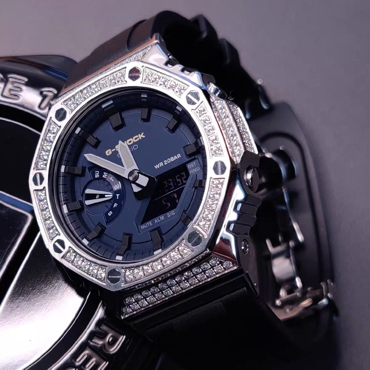 Casio gold diamond chrome Vip bling ga 2100 ga 2110 Ga2100- ga 2110 ...