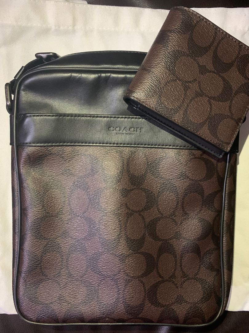 Coach Sling Bag & wallet, Luxury, Bags & Wallets on Carousell
