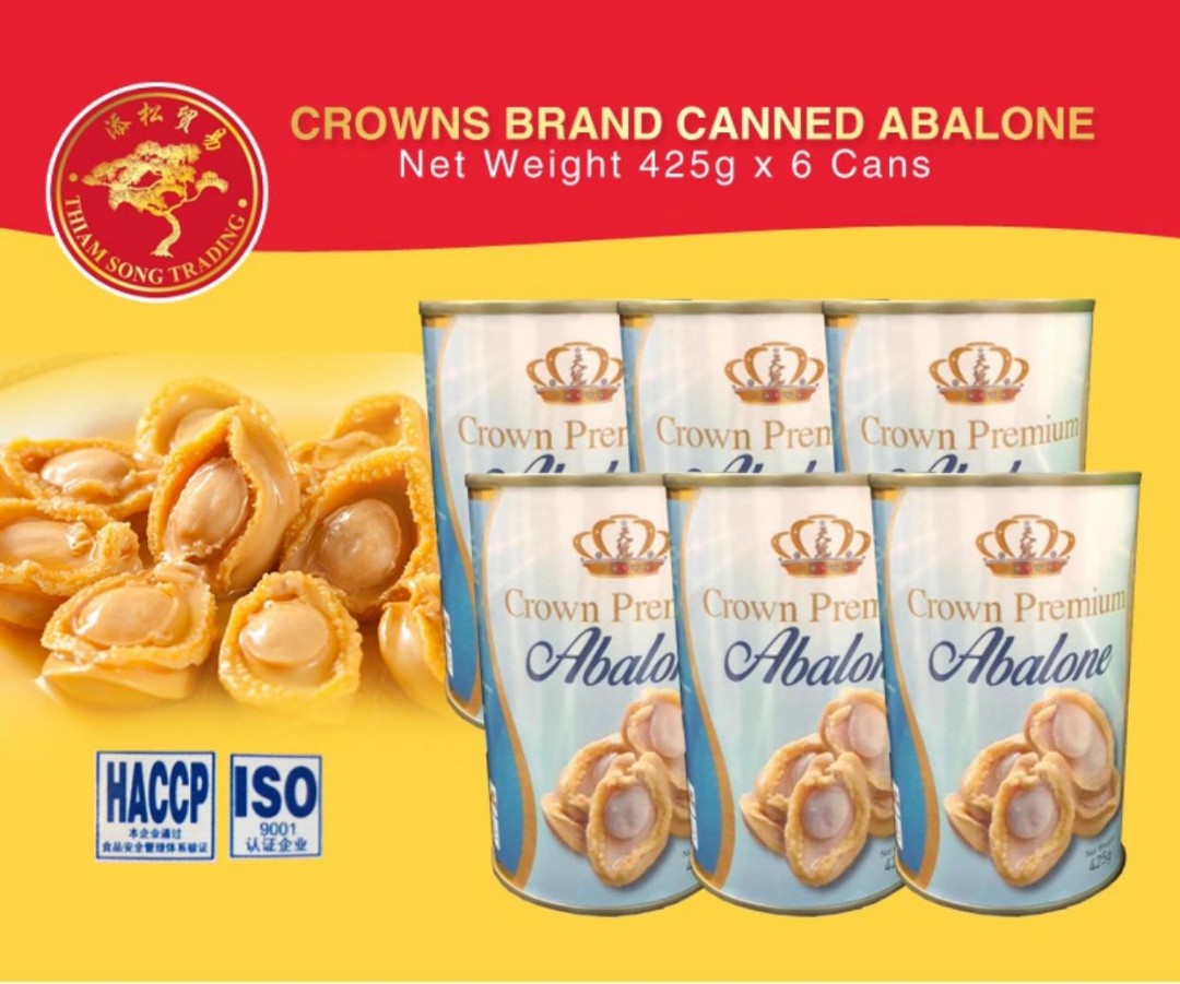 CROWN BRAND ABALONE, Food & Drinks, Instant Food on Carousell