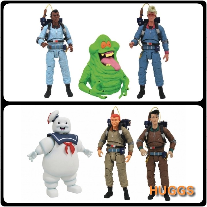 Diamond Select Real Ghostbusters set Egon Peter Ray Winson Slimer ...