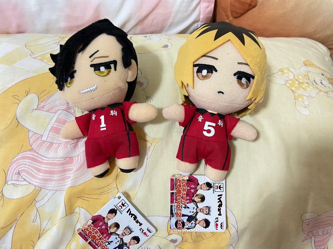 Haikyuu! Kuroo and Kenma plush, Hobbies & Toys, Memorabilia ...
