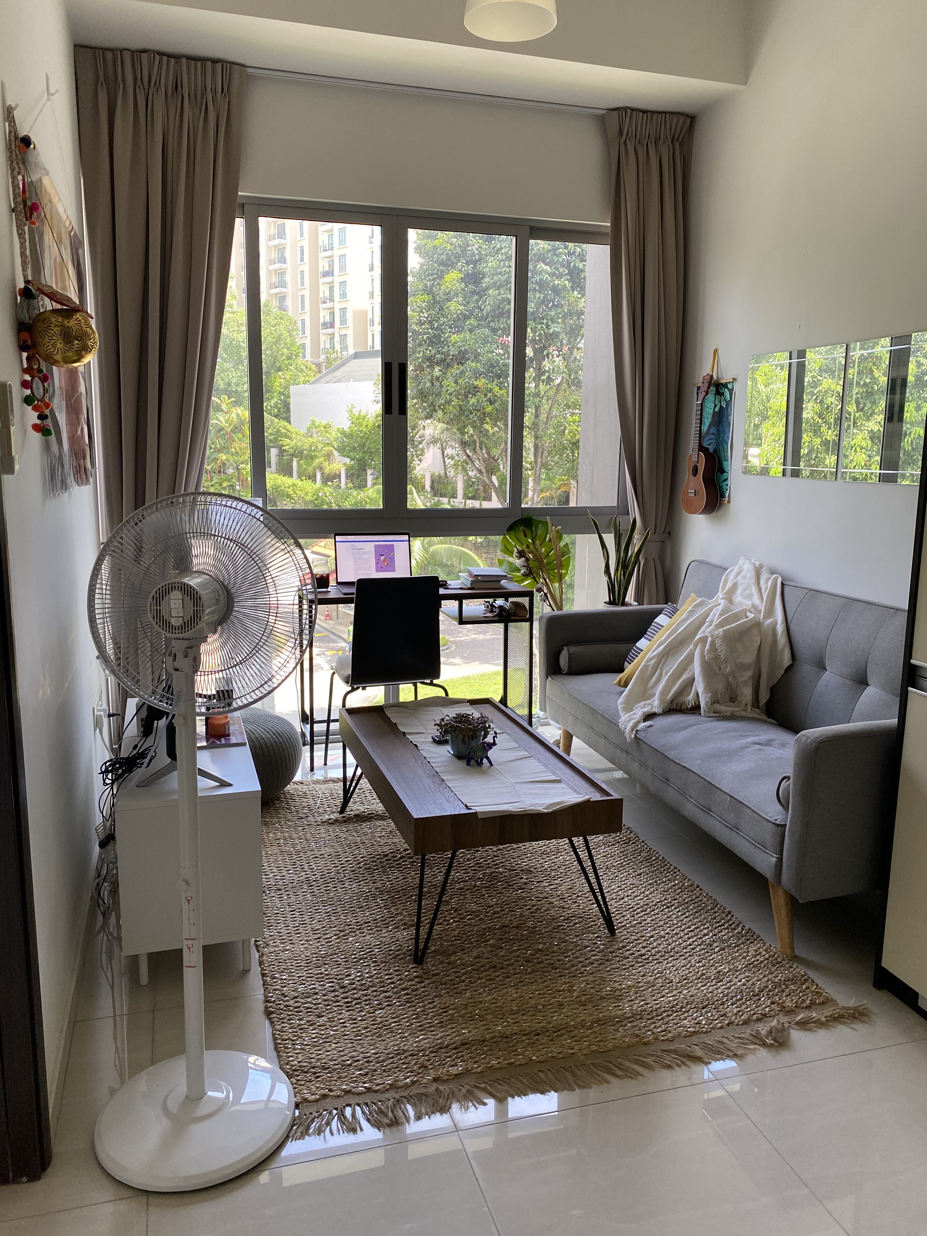 IKEA Rattan Rug - PreLoved, Good Condition, Furniture & Home Living ...