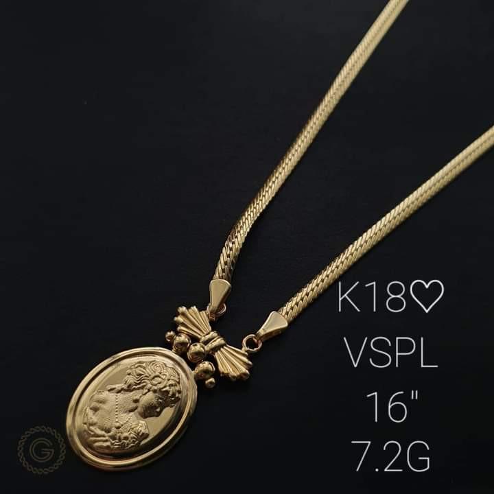 K18 VSPL GOLD SET, Women's Fashion, Jewelry & Organizers, Necklaces on ...