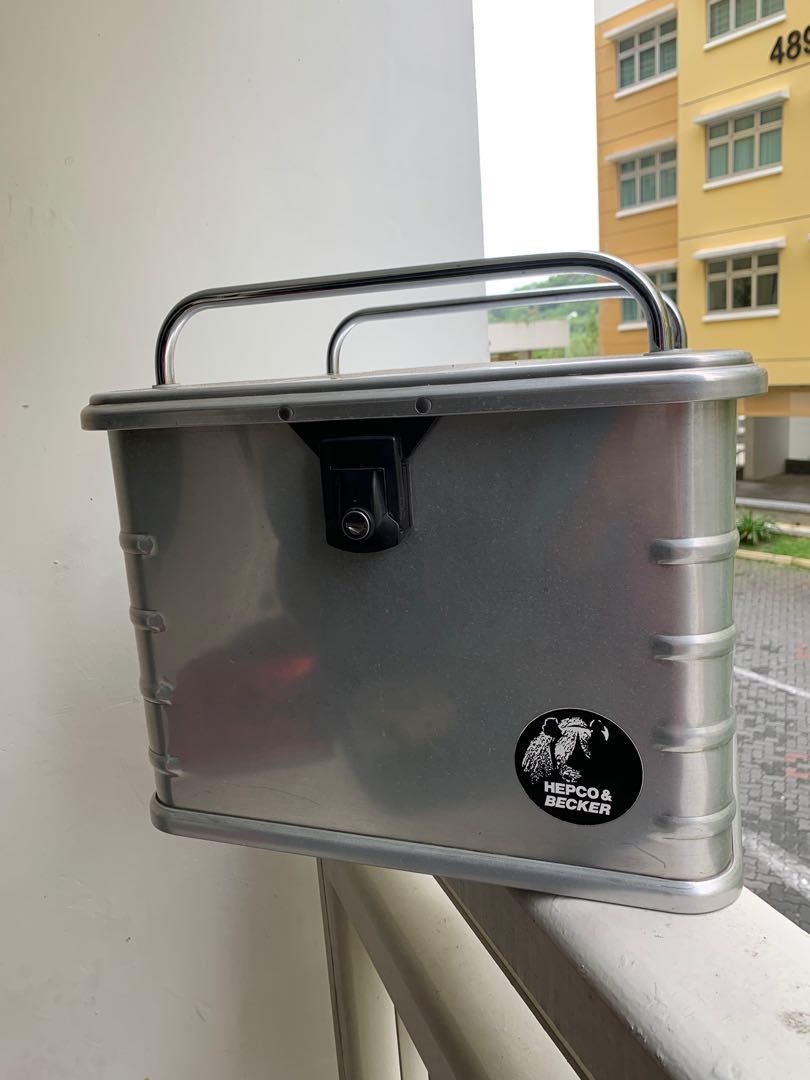 Legendary top box Hepco & Becker, Motorcycles, Motorcycle Accessories ...