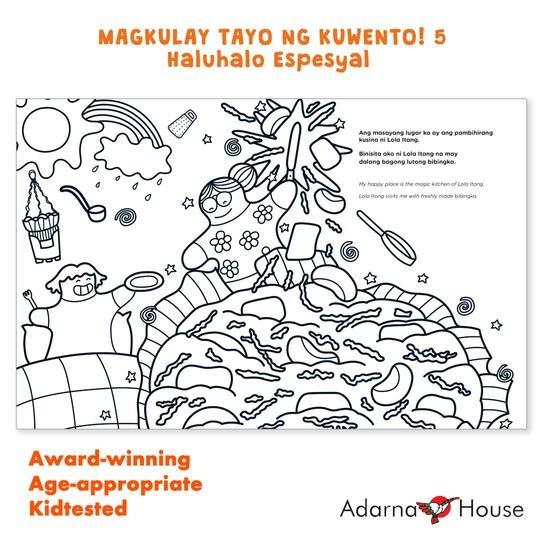 Magkulay Tayo ng Kuwento 5: Haluhalo Espesyal | Adarna House | Coloring ...