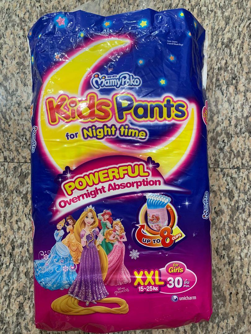 Mamypoko kids Pants Night Time princess design, Babies & Kids, Bathing ...