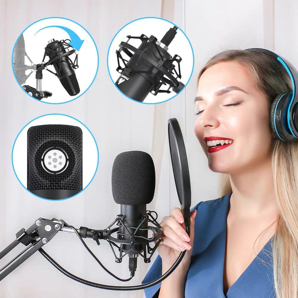 MAONO AU-A04 USB Microphone Kit 192KHZ/24BIT Professional Po, 興趣及遊戲, 音樂 ...
