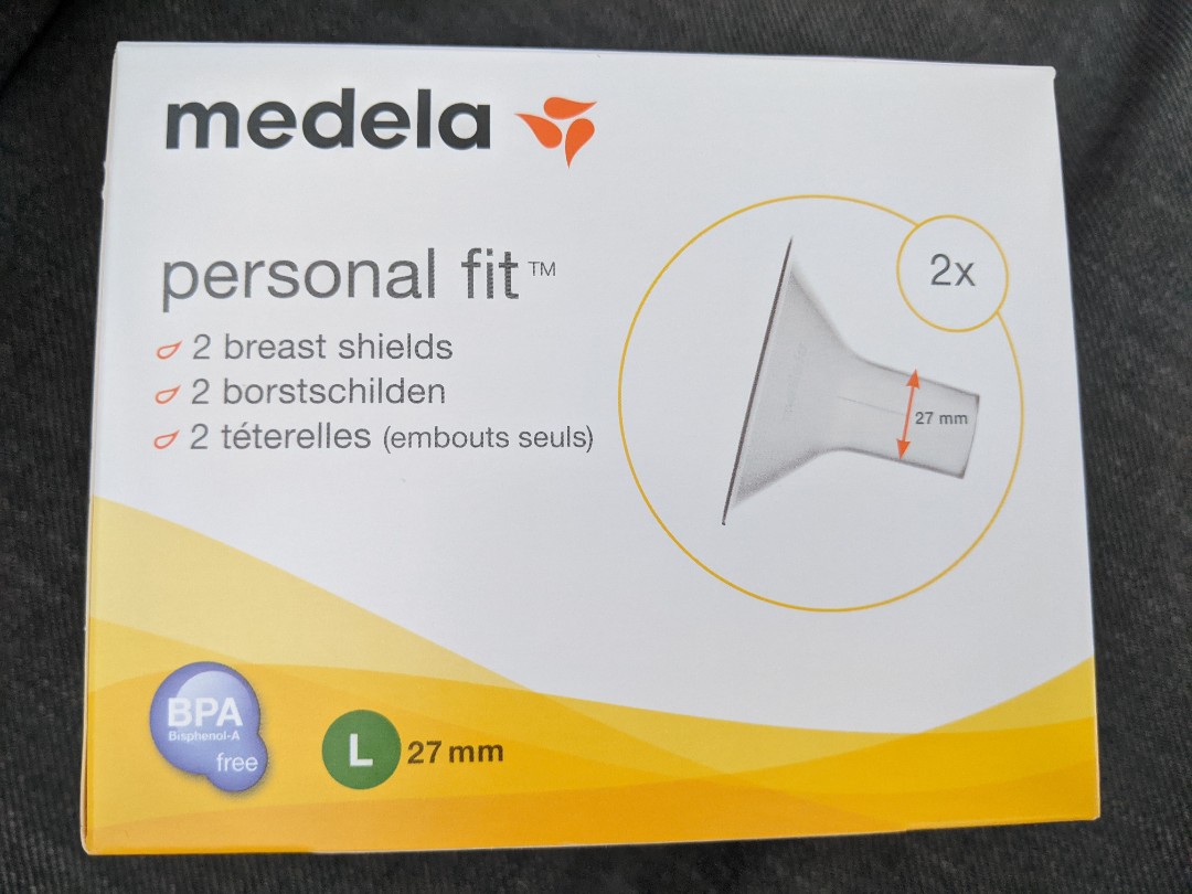 Medela personal fit shields/flange 27mm, Babies & Kids, Nursing ...