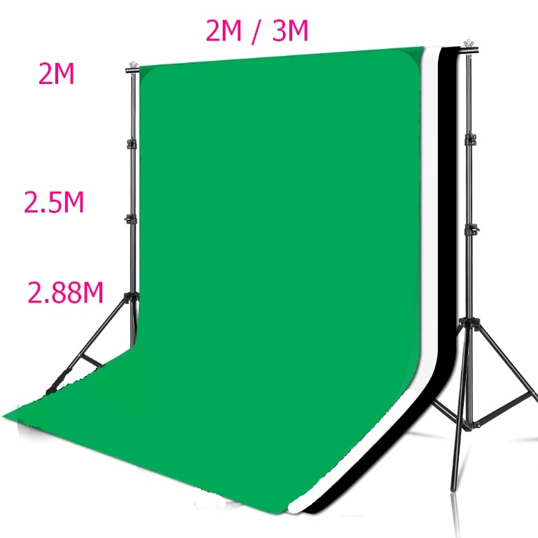 (cloth only) PHOTO BACKDROP STAND KIT Photo Studio Background ...
