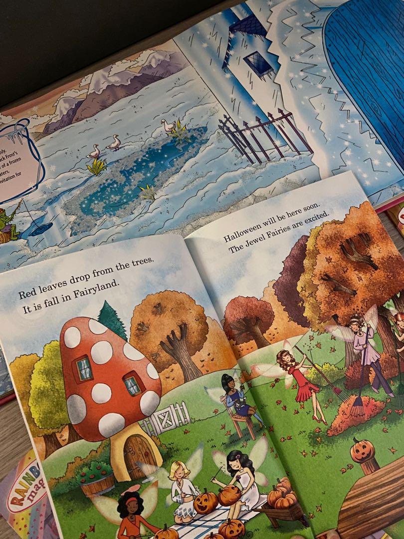 Rainbow Magic Pop-up Story Book , Scholastic Reader x 5, 興趣及遊戲, 書本 & 文具 ...