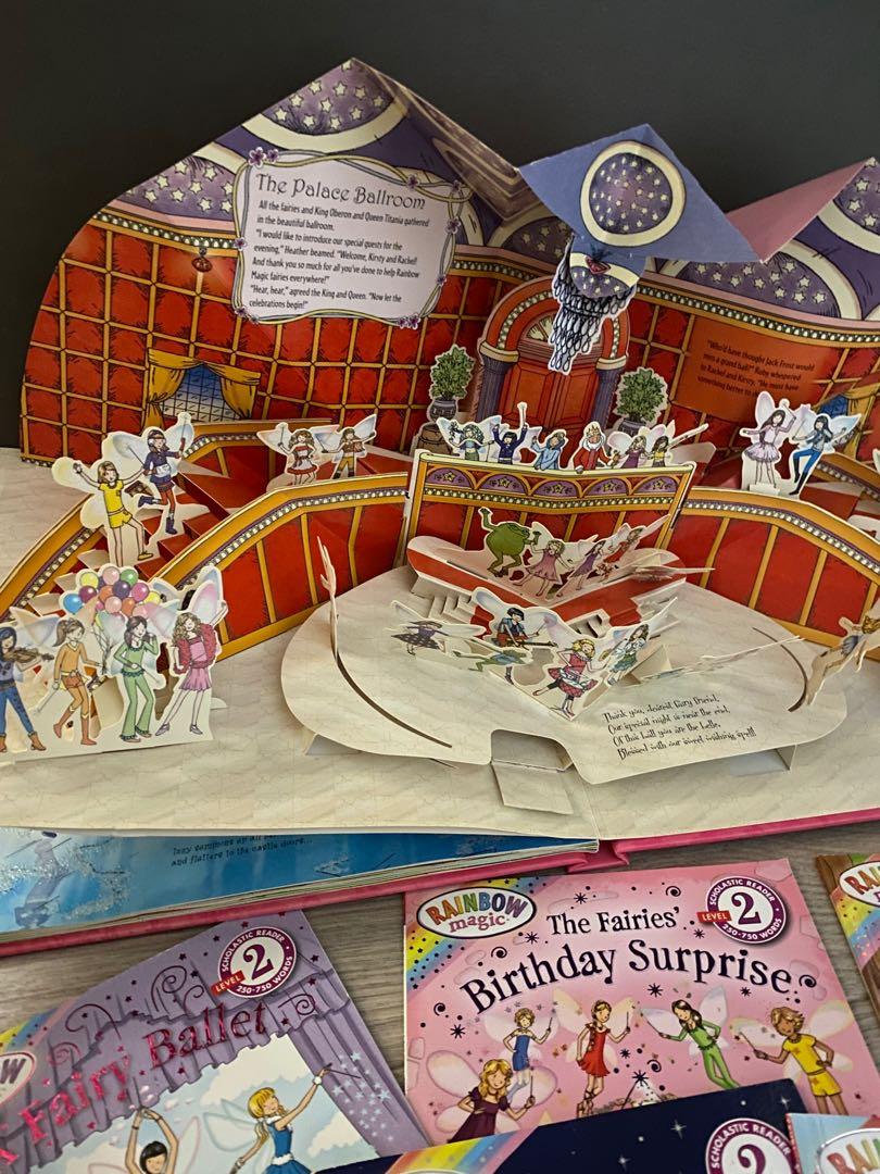 Rainbow Magic Pop-up Story Book , Scholastic Reader x 5, 興趣及遊戲, 書本 & 文具 ...