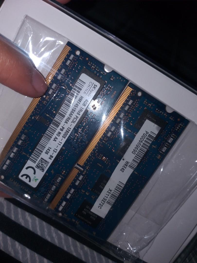 SK HYNIX DDR3 RAMS 1600mhz 4gb 1Rx8 PC3L-12800S-11-13-B4, Computers ...