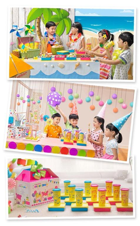 Tupperware Happy Days Kids Birthday Party Tumbler Cup and Square Away ...