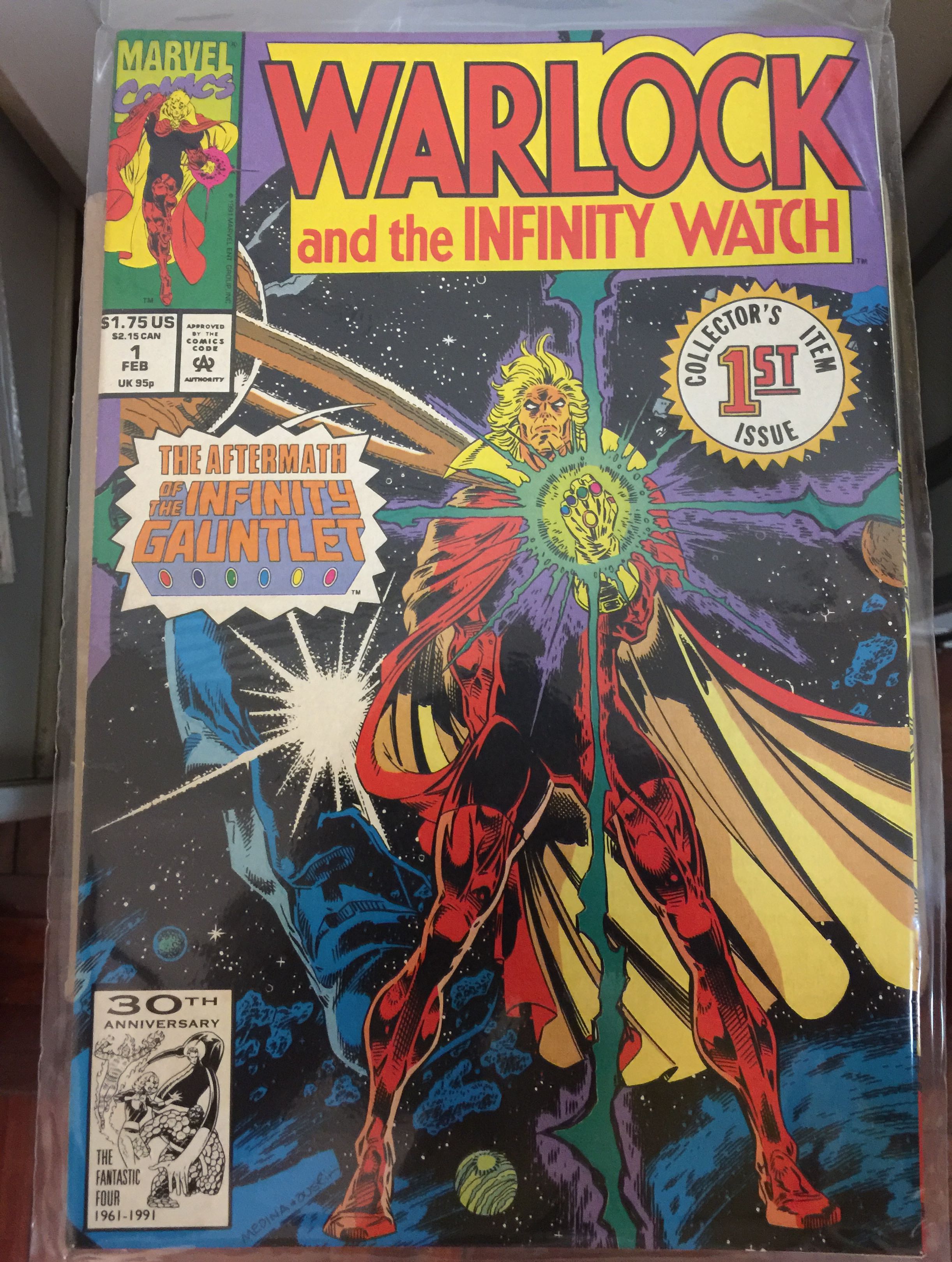 Warlock and the Infinity Watch #1 Marvel Comic, Hobbies & Toys, Books ...