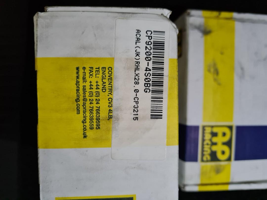 3 days old Original AP Racing CP9200 calipers and pads ONLY. Big Brake ...