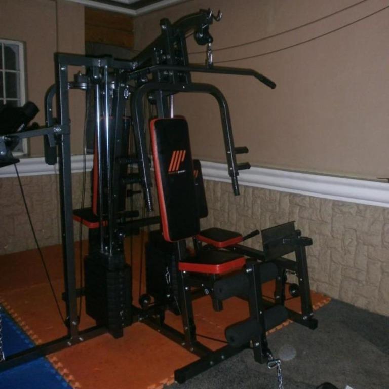 4 Station Home Gym Equipment, Sports Equipment, Exercise & Fitness ...