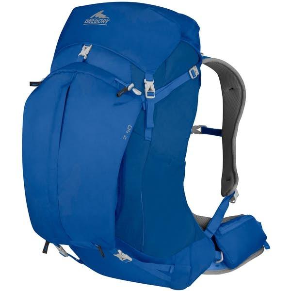 全新 Gregory Z40 Backpack 42L Size L Marine Blue 輕量級 網背透氣 背包, 旅行, 旅行必需品 ...