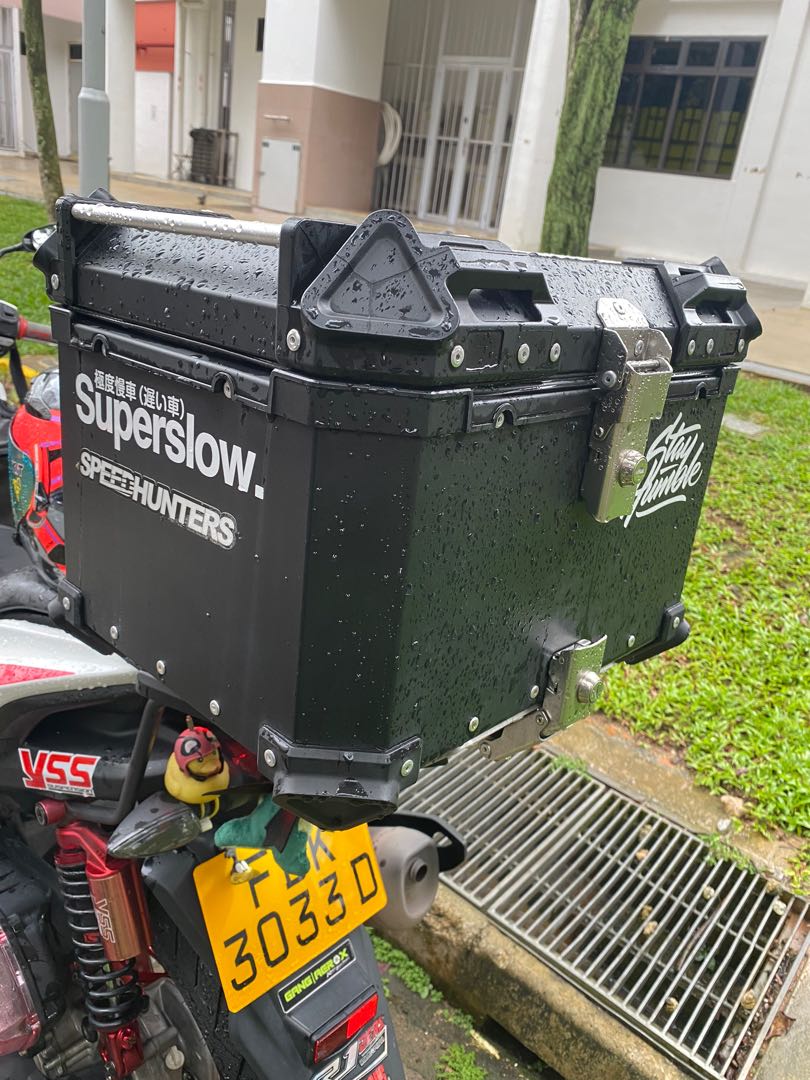 AEROX BOX AND TOP RACK, Motorcycles, Motorcycle Accessories on Carousell