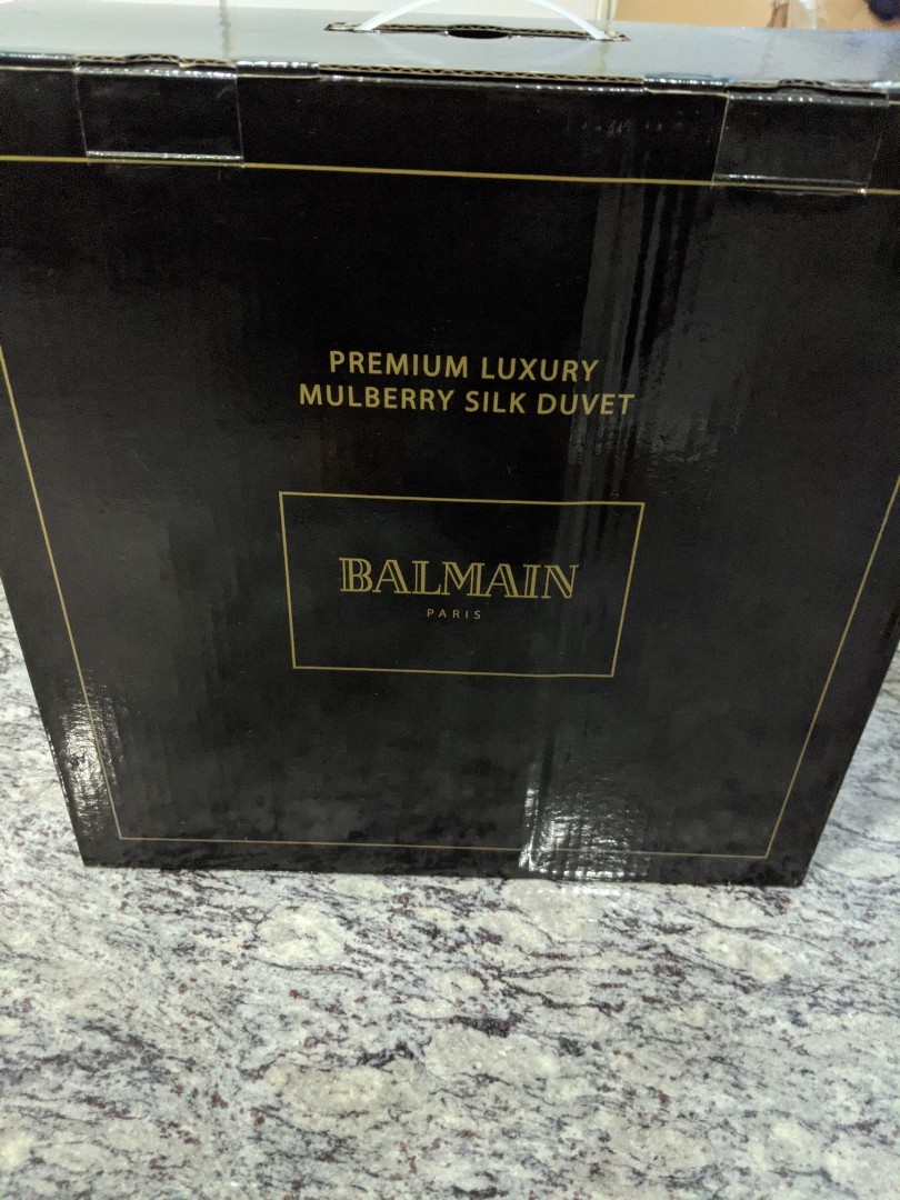 Balmain Luxury Mulberry Silk Duvet King, Furniture & Home Living ...