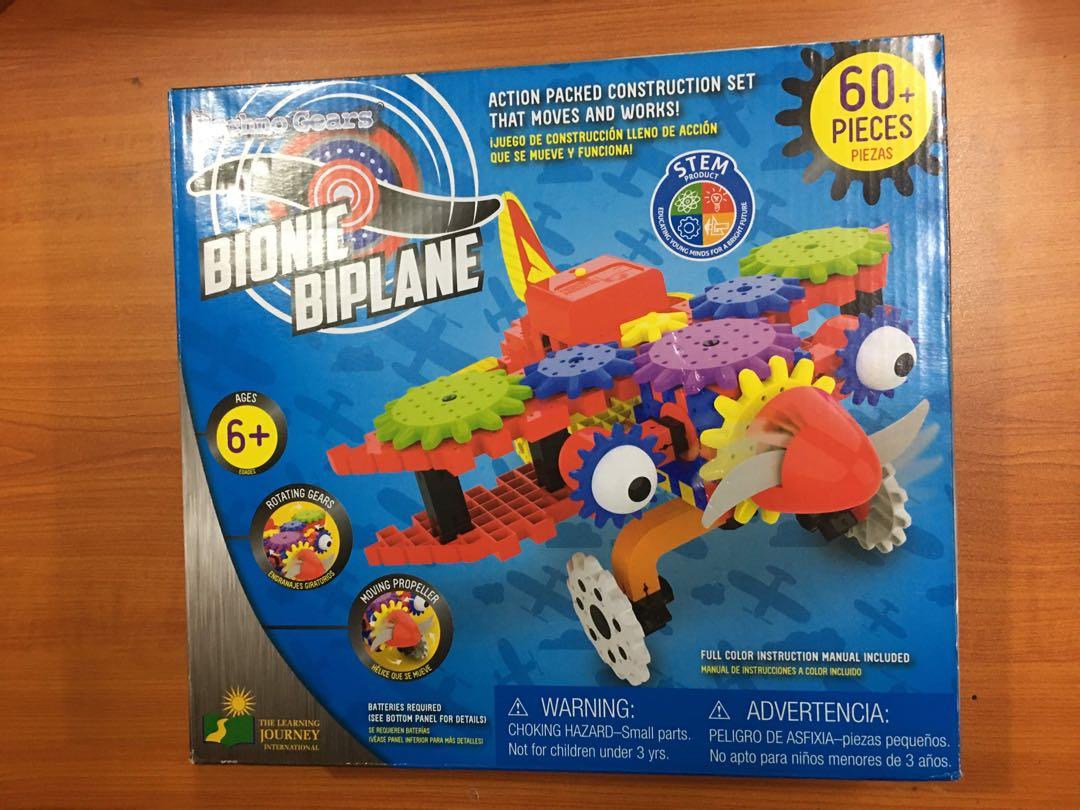 Bionic Biplane Building Rotating Gears, Hobbies & Toys, Toys & Games on ...