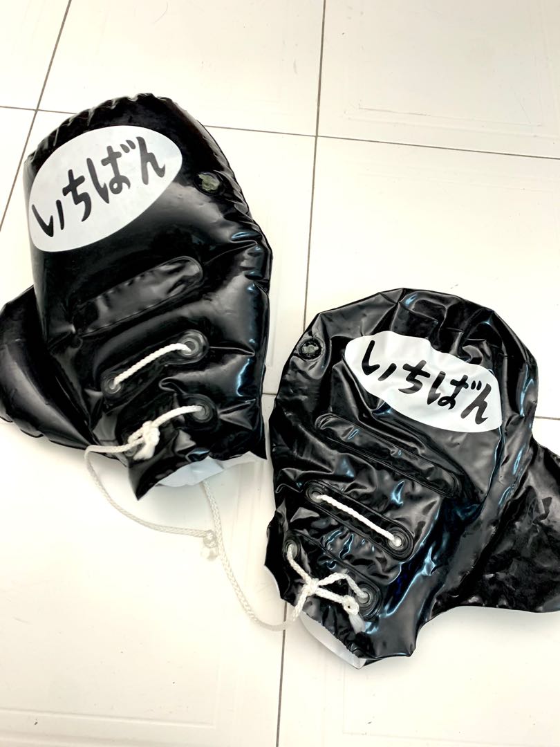 Blow Up Boxing Gloves, Sports, Sports & Games Equipment on Carousell