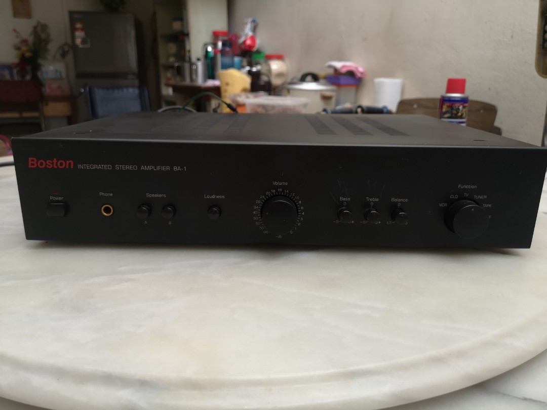BOSTON Integrated Stereo Amplifier BA-1, Audio, Soundbars, Speakers ...