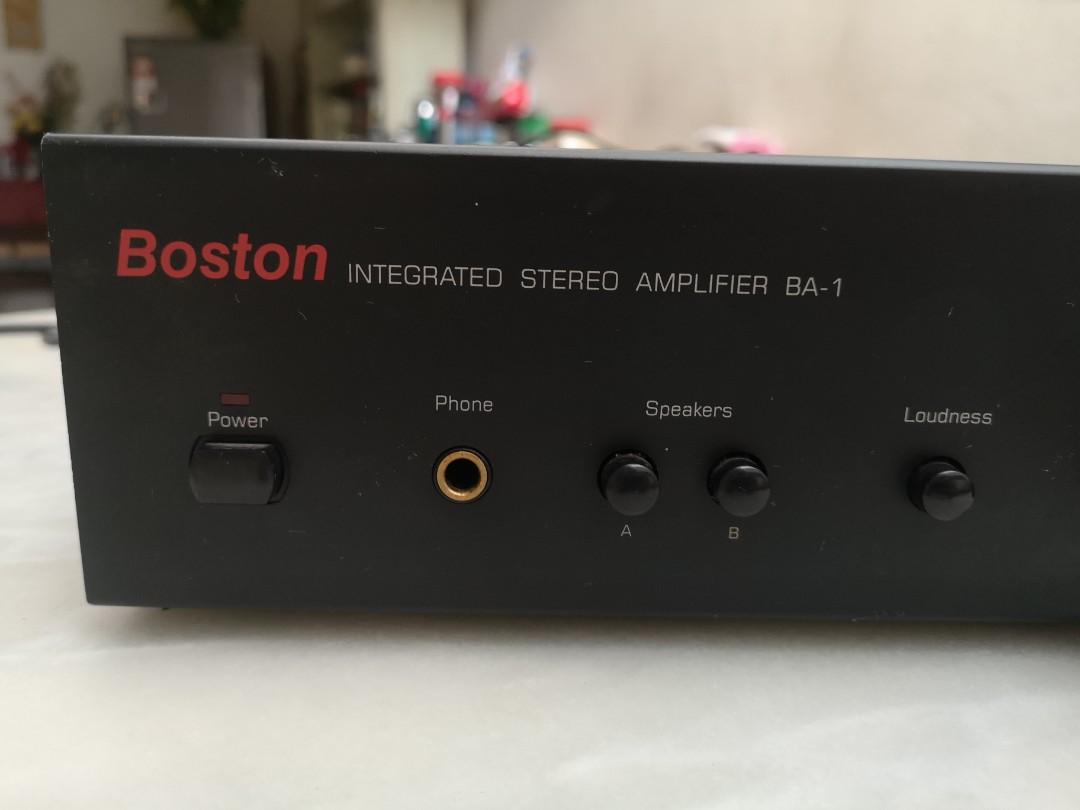 BOSTON Integrated Stereo Amplifier BA-1, Audio, Soundbars, Speakers ...