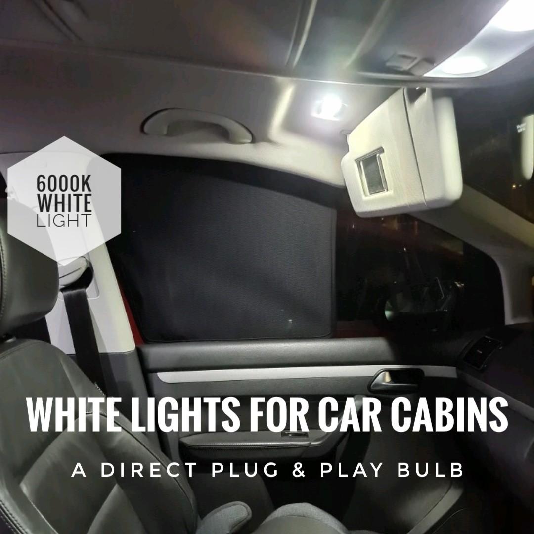 BRIGHT WHITE LED Light for Car Cabin Interior Lights |T10 T15 Reverse ...