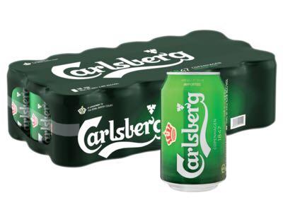 Carlsberg Beer 18 Can Per Carton, Food & Drinks, Beverages on Carousell
