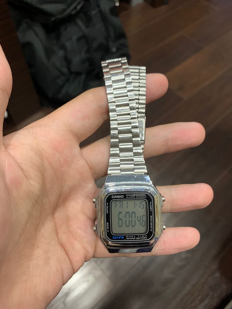 Casio Silver Digital Watch, Mobile Phones & Gadgets, Wearables & Smart ...