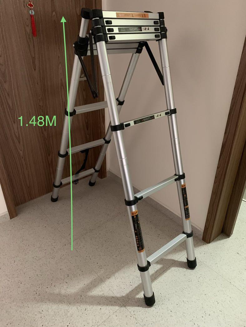 Collapsible& adjustable interlock ladder (2.5M) for sale, Everything ...