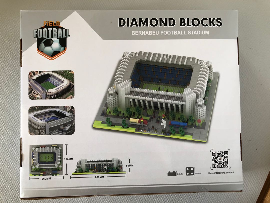 Diamond Blocks - Real Madrid Bernabeu Football Stadium, 興趣及遊戲, 收藏品及紀念品 ...