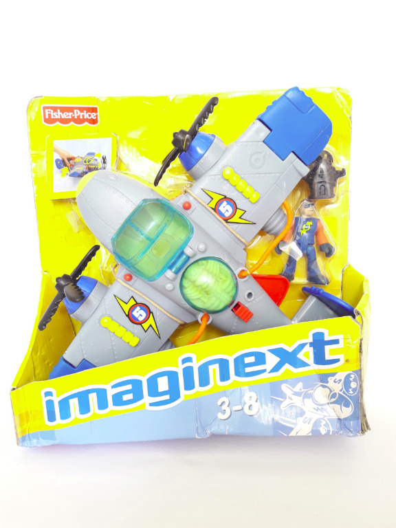Fisher price Imaginext airplane toy authentic Hard toys Collectible toy ...