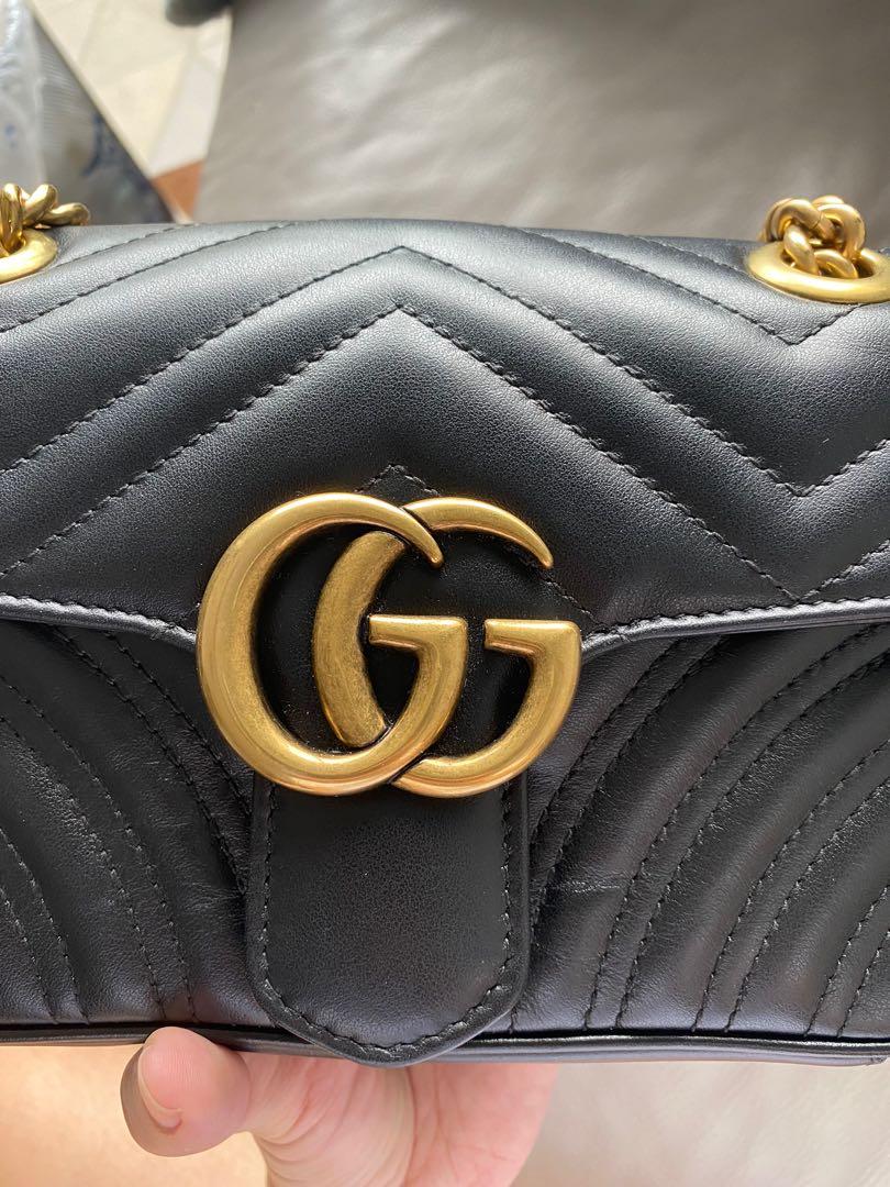 Gucci marmont mini 22, Luxury, Bags & Wallets on Carousell